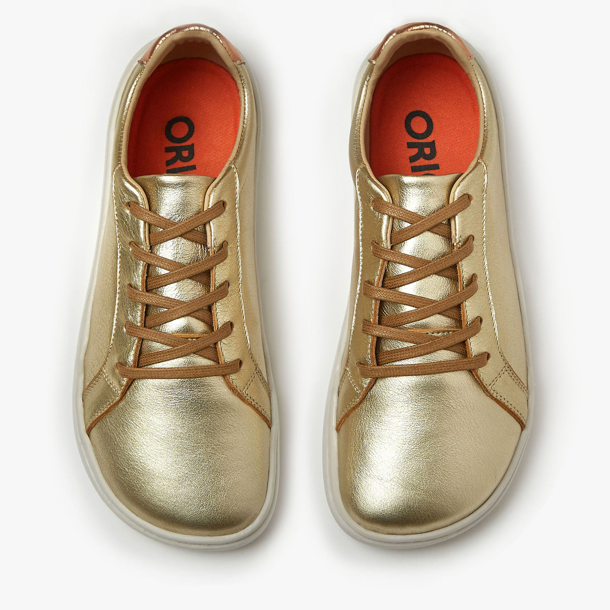 Barefoot shoes - Women - Gold - Natural Leather - The Everyday Sneaker ...